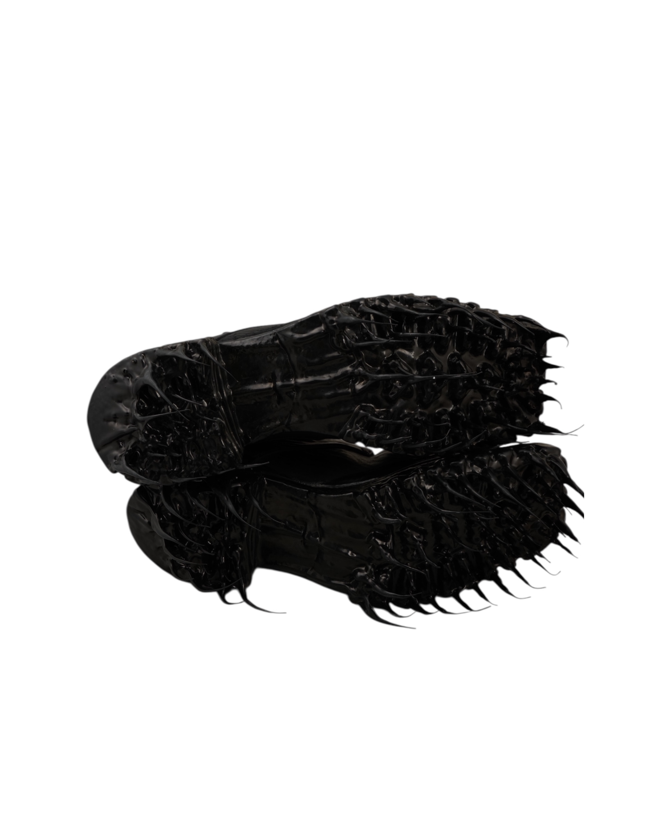 Carol Christian Poell Prosthetic Buckle Drip Boots - Archived